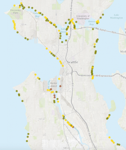 Map of the Week: Seattle’s Secret Beaches » The Urbanist