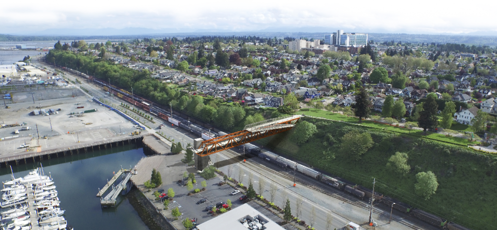 New Pedestrian Bridge Coming To Everett » The Urbanist