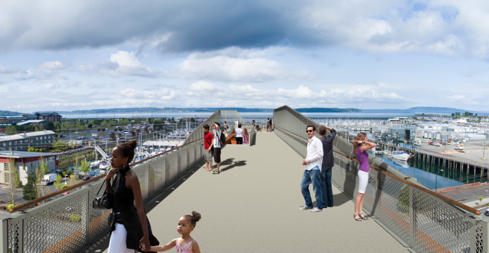 New Pedestrian Bridge Coming To Everett » The Urbanist