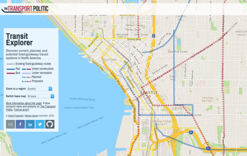 Map of the Week: Transit Explorer » The Urbanist