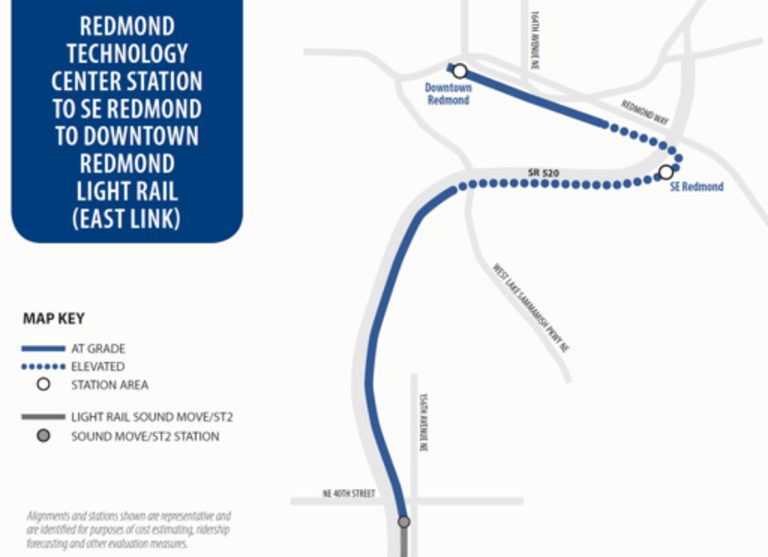 Redmond Proposes Elevated LRT Downtown to Further Trail Connection ...