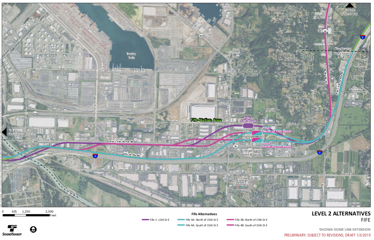 Tacoma Dome Link Extension Level 2 Alternatives » The Urbanist