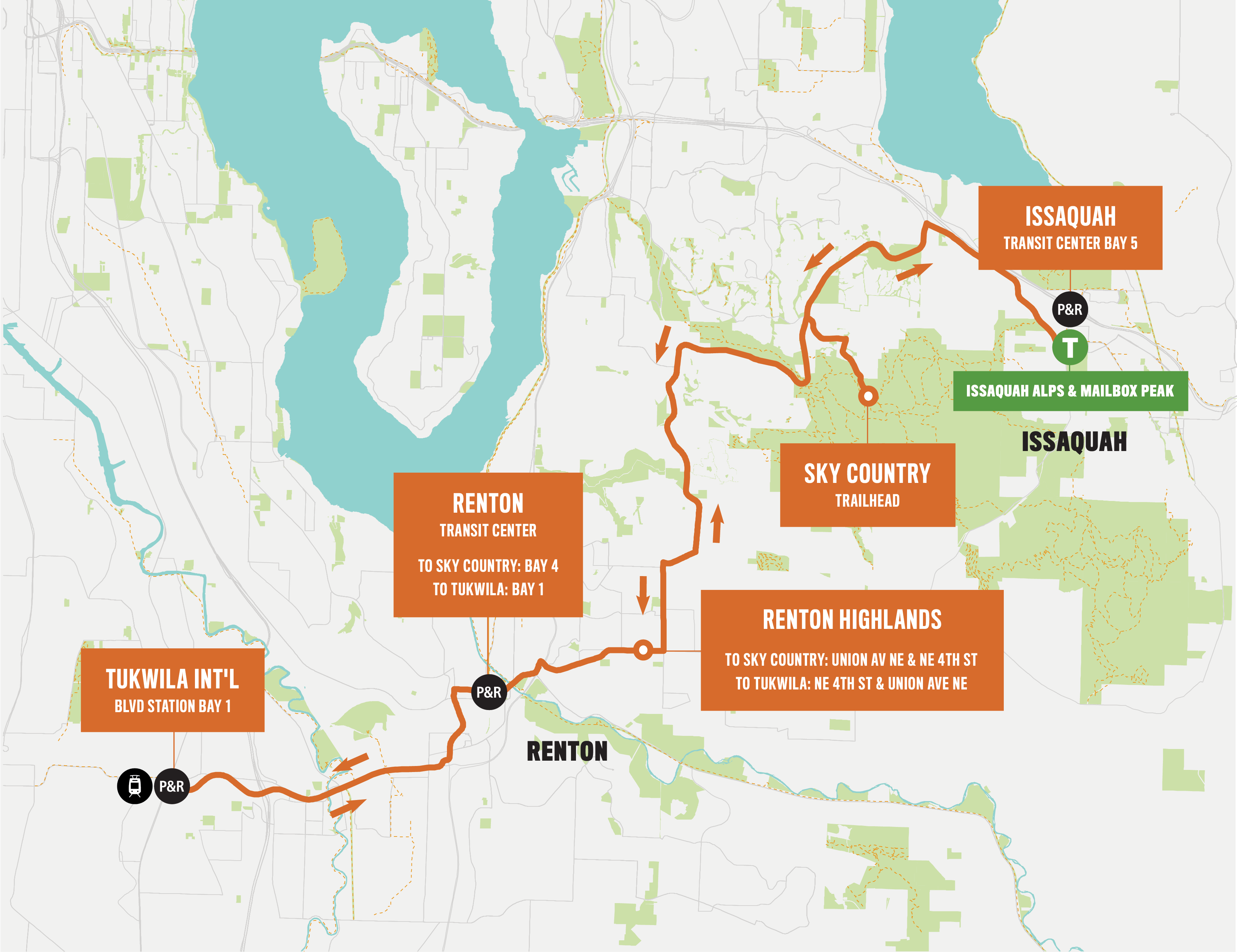 Trailhead Direct Returns for Another Season with Four Routes » The Urbanist