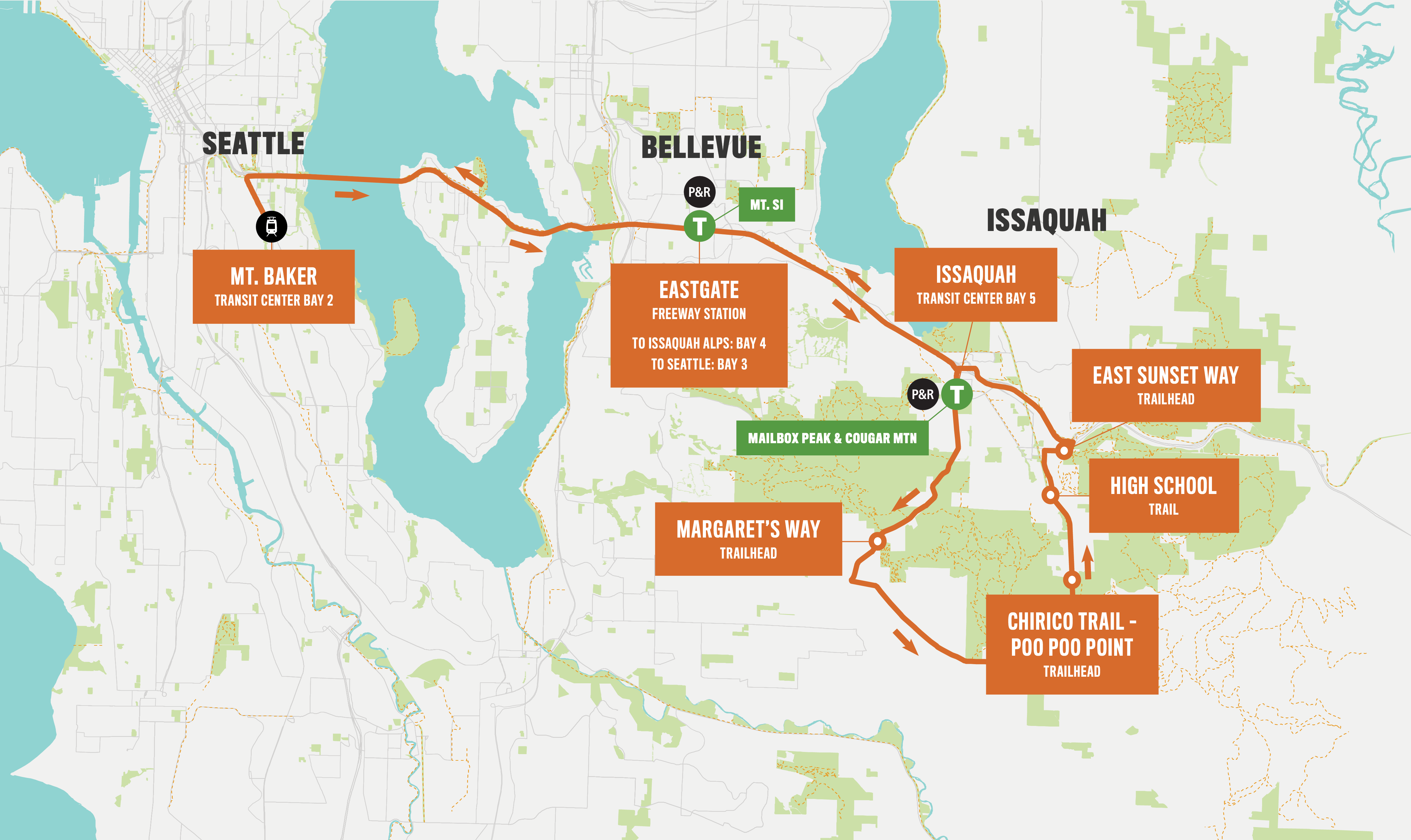 Trailhead Direct Returns for Another Season with Four Routes » The Urbanist
