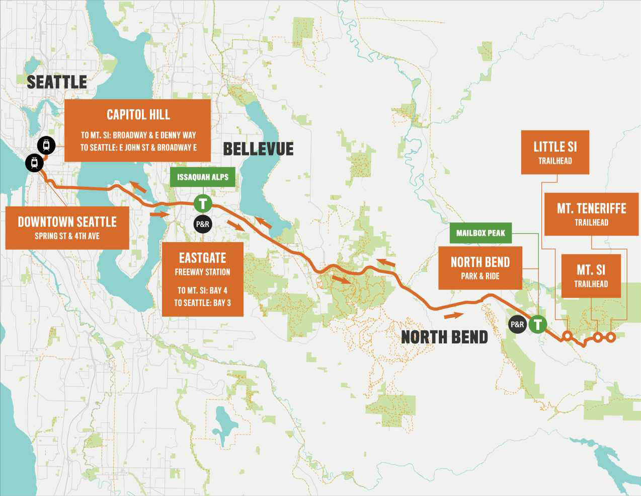 Trailhead Direct Returns for Another Season with Four Routes » The Urbanist
