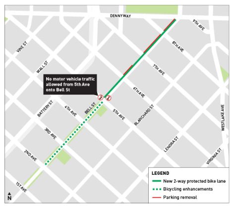 The Future of Bikes on Bell Street Park » The Urbanist