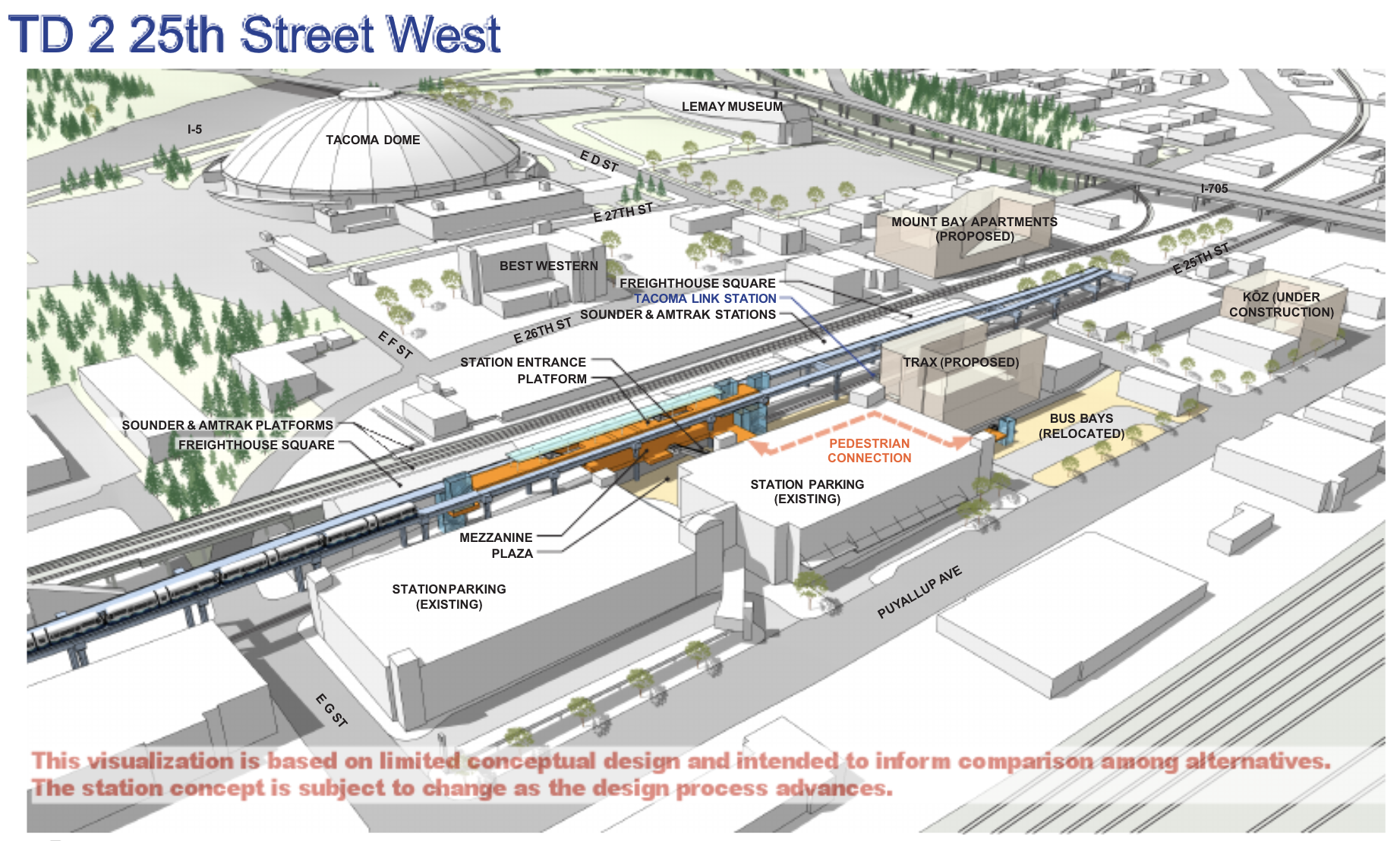 Sound Transit Drops Tacoma Dome Link Station Renderings for Early ...