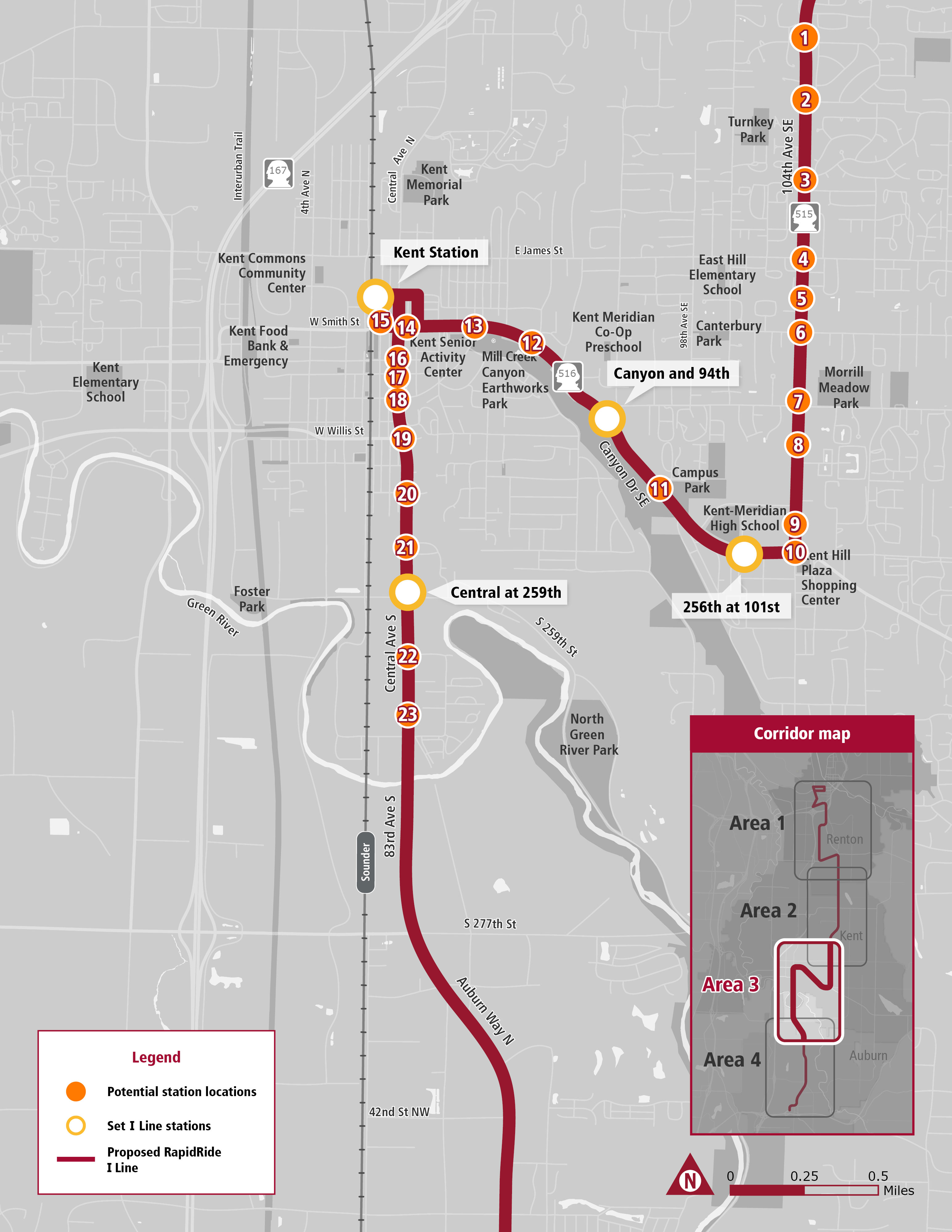 Metro Seeks Feedback on RapidRide I Line Proposal Linking Renton, Kent ...