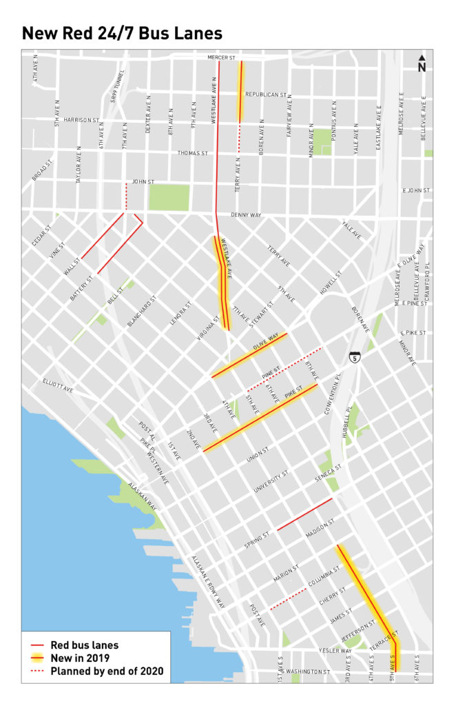 Seattle Should Paint These 9 Bus Lanes within a Year » The Urbanist