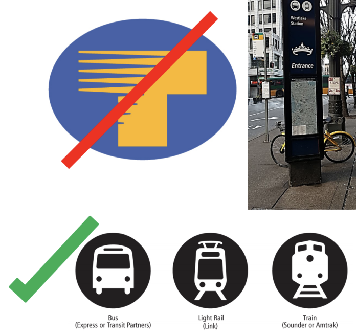 Sound Transit Modernizes Signage and Wayfinding Scheme » The Urbanist