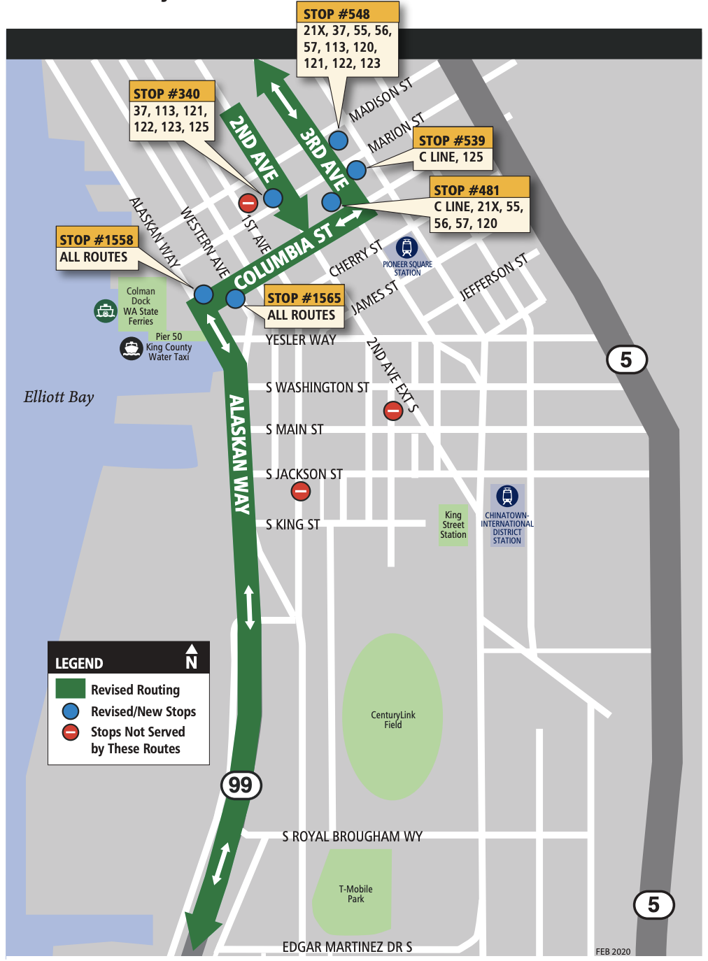Columbia Street Two-Way Bus Corridor Opens Saturday » The Urbanist