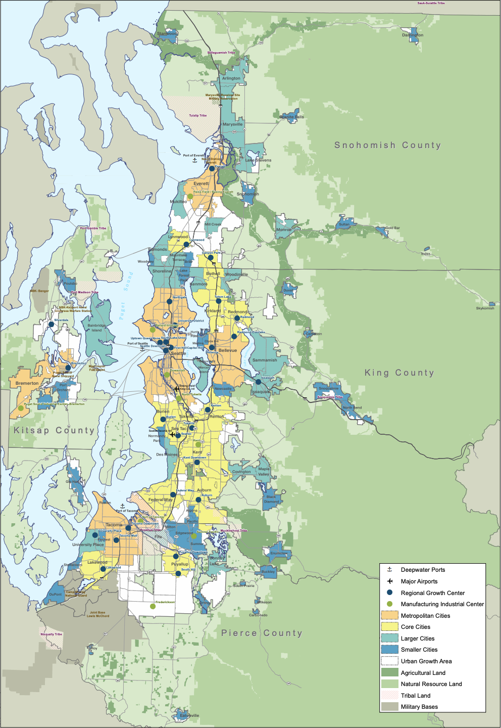 Seattle Tops 761,100 Residents, Four-County Region Grows to 4,264,200 ...