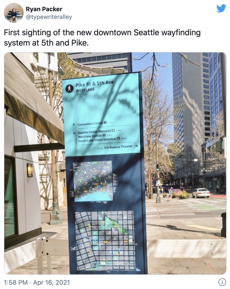 Sound Transit Updates Station Wayfinding and Seattle Implements New ...