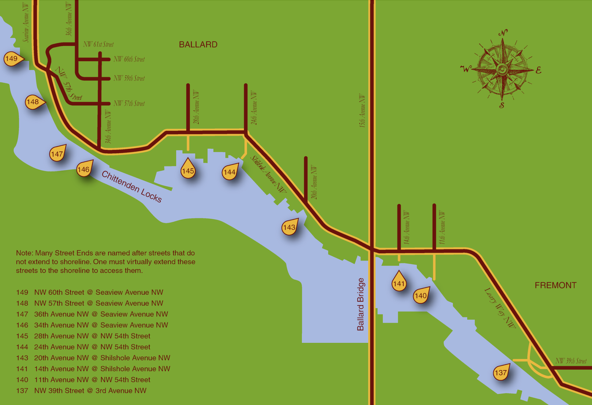 The Top 10 Street Ends of Ballard and Fremont - The Urbanist