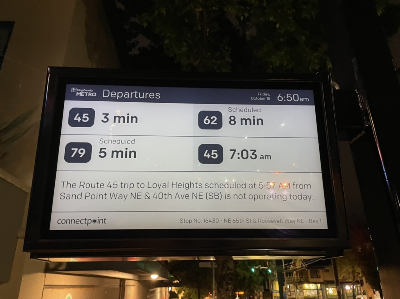 Metro Debuts New Digital Arrival Signs with More to Come » The Urbanist