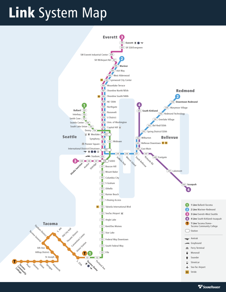 Sound Transit Tests Future Link Wayfinding Sign And System Map Concepts ...