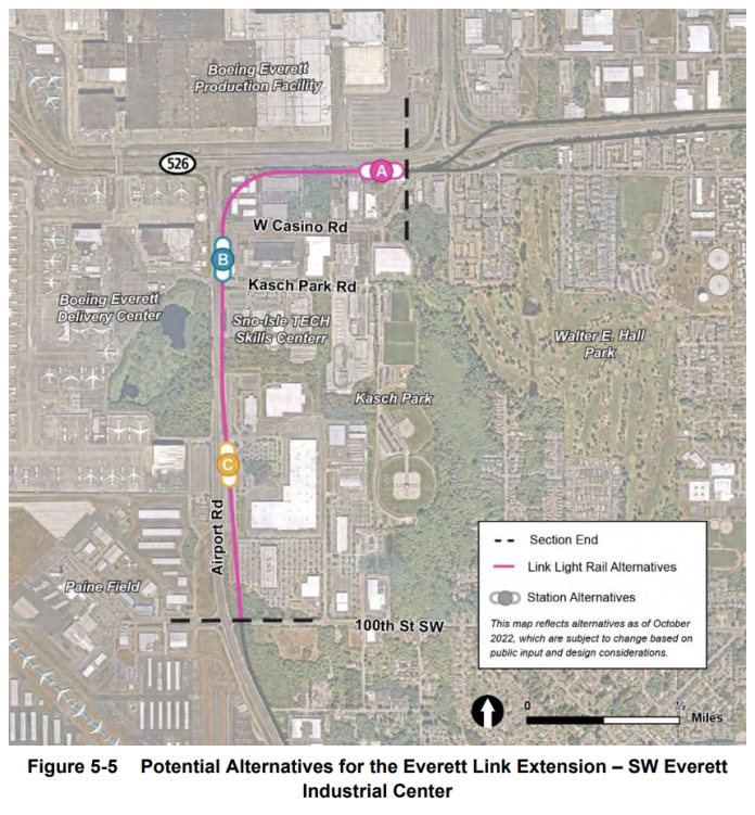 Sound Transit Board Okays Displacement Heavy Everett Link Alternatives ...