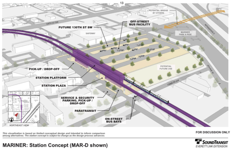 Sound Transit Board Okays Displacement Heavy Everett Link Alternatives ...