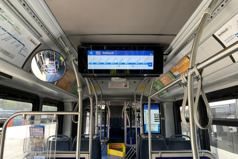 Modern Digital Signage Coming to Community Transit Swift Buses » The ...