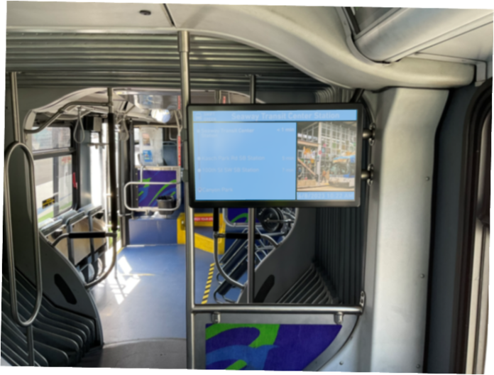 Modern Digital Signage Coming to Community Transit Swift Buses » The ...