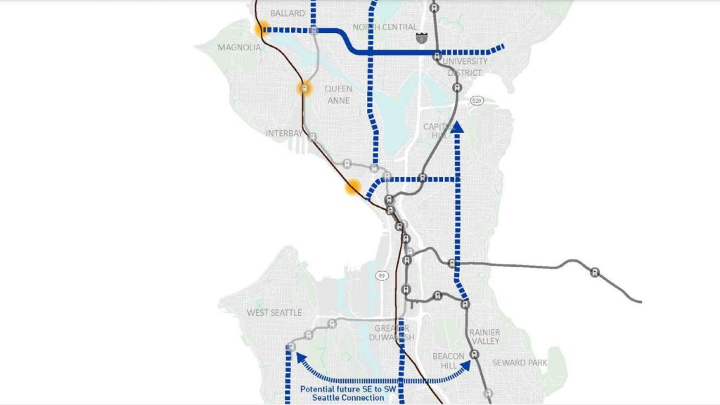 Map of the Week: Seattle’s New Long-Range Rail Plan Goes Big » The Urbanist