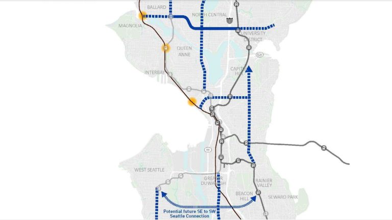Map of the Week: Seattle’s New Long-Range Rail Plan Goes Big » The Urbanist