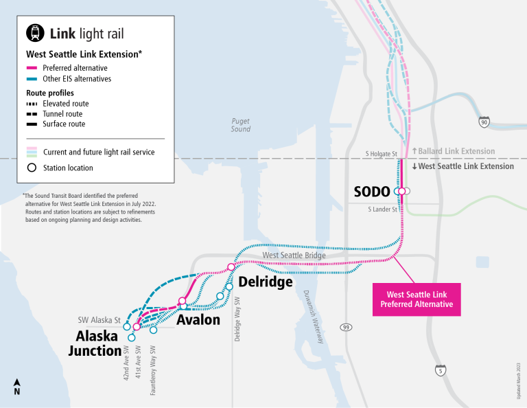 West Seattle Link Gains Federal Approval to Fully Enter Design Phase ...