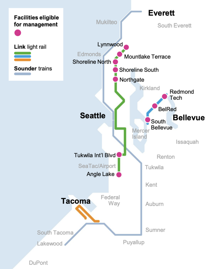 Daily Paid Parking Is Coming to Some Sound Transit Lots » The Urbanist