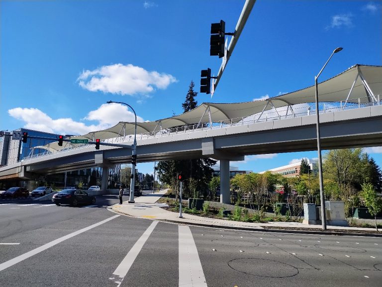 Transformative Pedestrian Bridge Opens at Redmond Technology Station ...