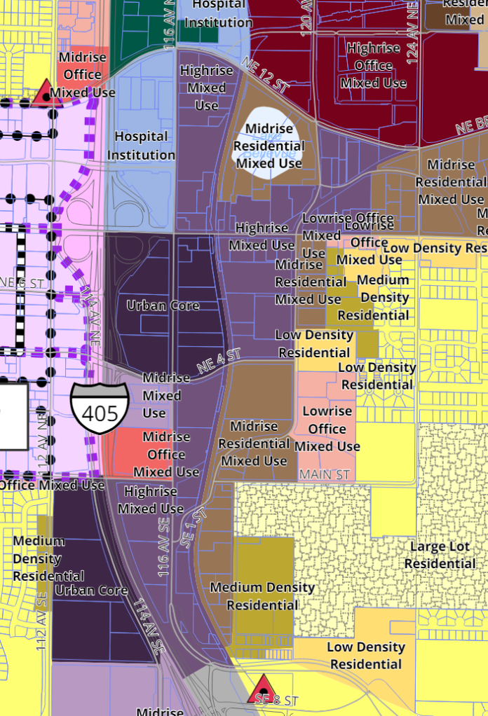 East Link TOD: Three Bellevue Stations Sitting Out the Development Wave ...