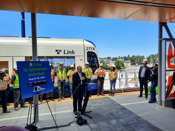 Sound Transit Begins Lynnwood Link Testing, Countdown Clock » The Urbanist