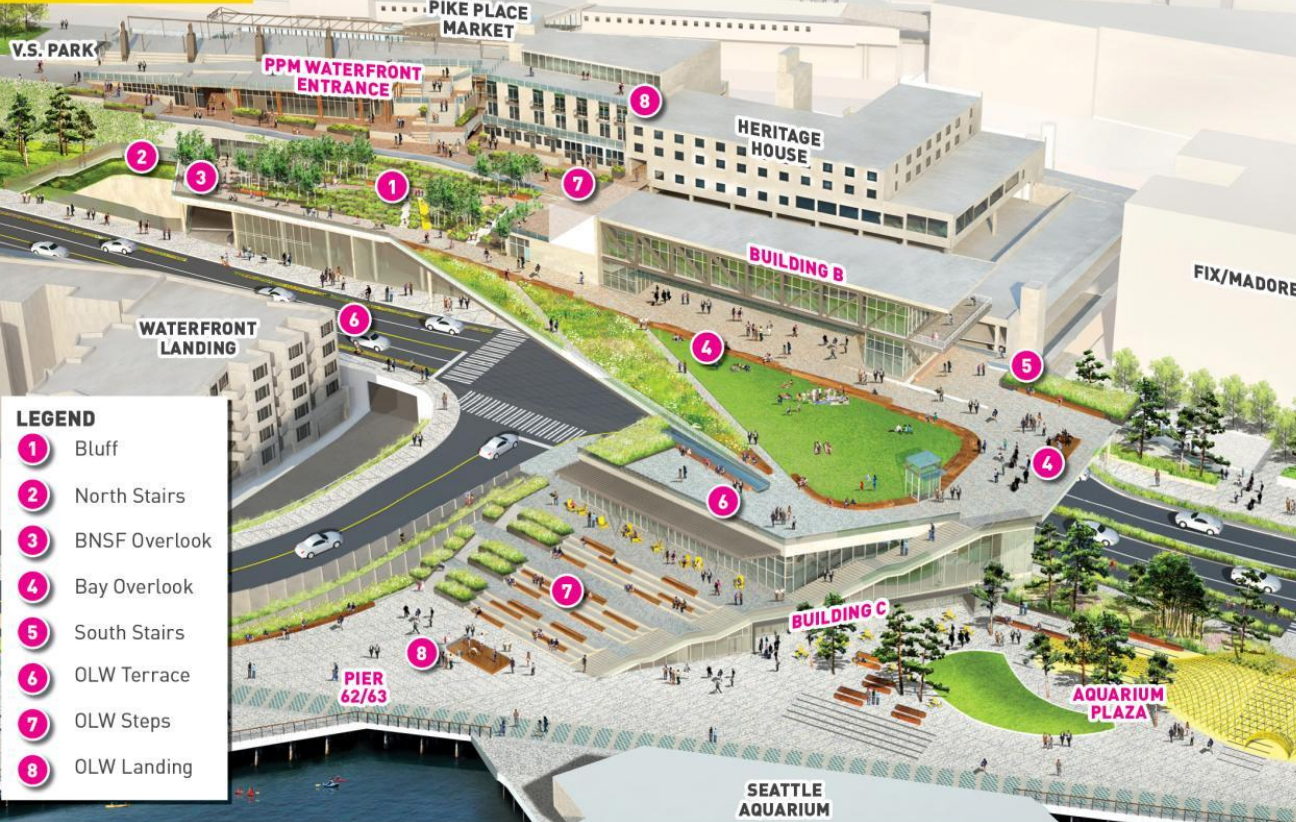 Seattle Pier Map Seattle Cruise Parking (Where To Park): Prices,