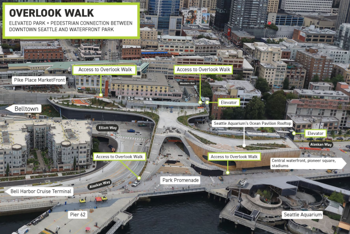 Overlook Walk Finally Opens as the New Seattle Waterfront’s Centerpiece ...