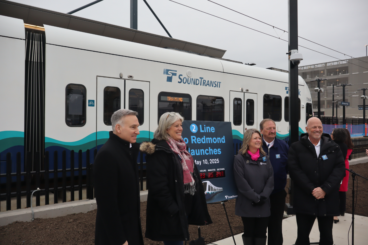 Downtown Redmond Light Rail Opening Set for May 10 » The Urbanist