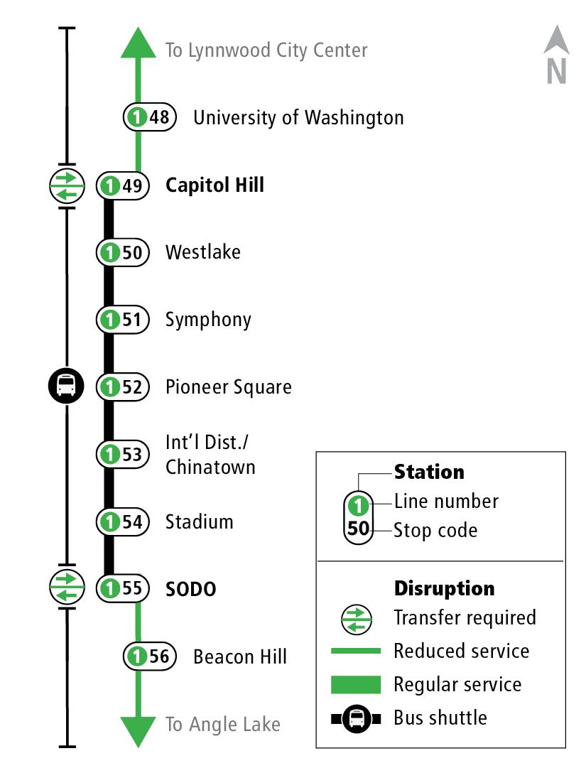 Sound Transit to Suspend Downtown Link Service on Sunday for ...