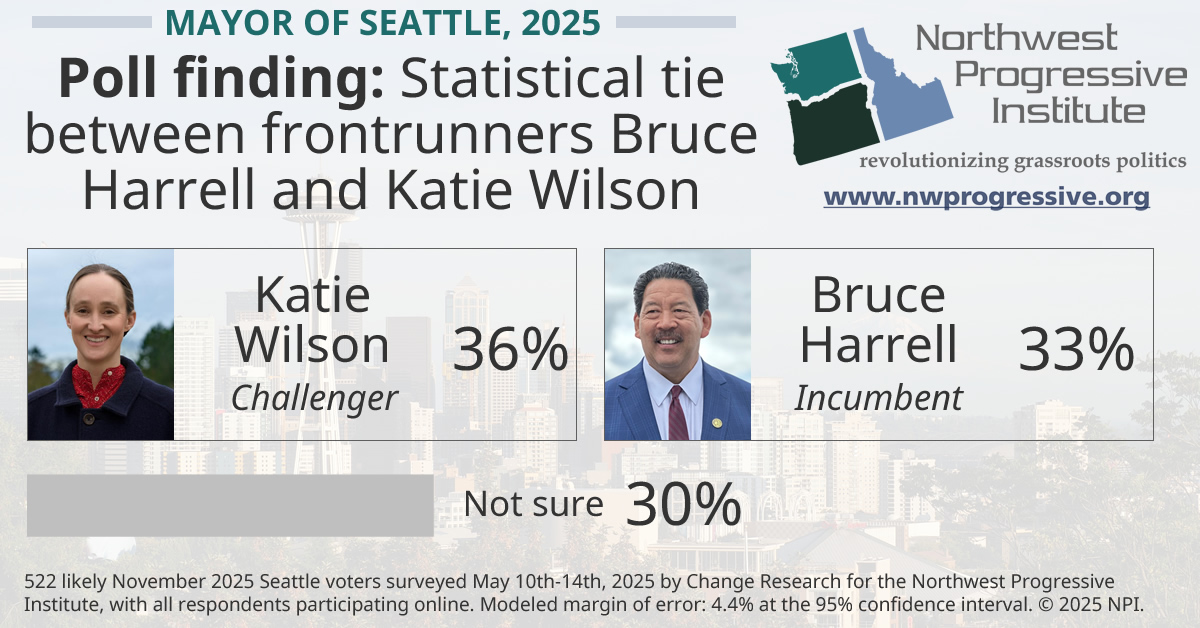 Wilson Leads Harrell in Seattle Mayor Poll » The Urbanist